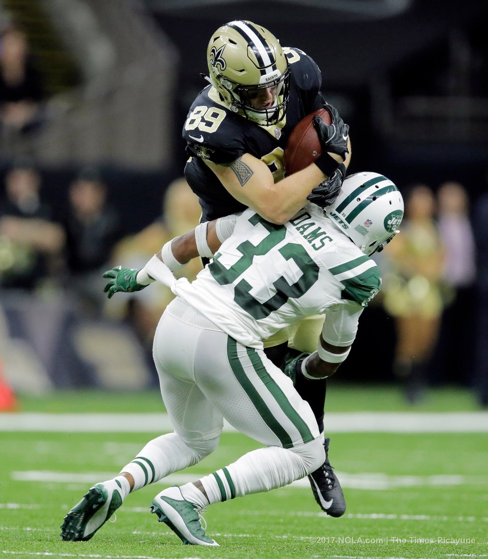 Saints snap counts: Offense leans on Josh Hill due to injuries at tight end