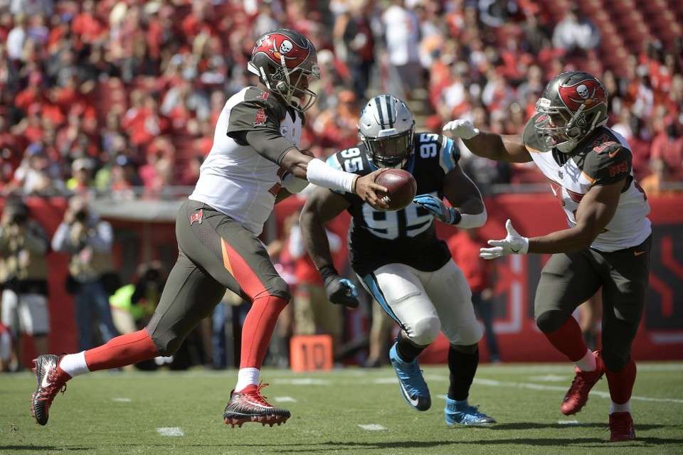 Panthers defensive end Charles Johnson suspended, won't play against Saints