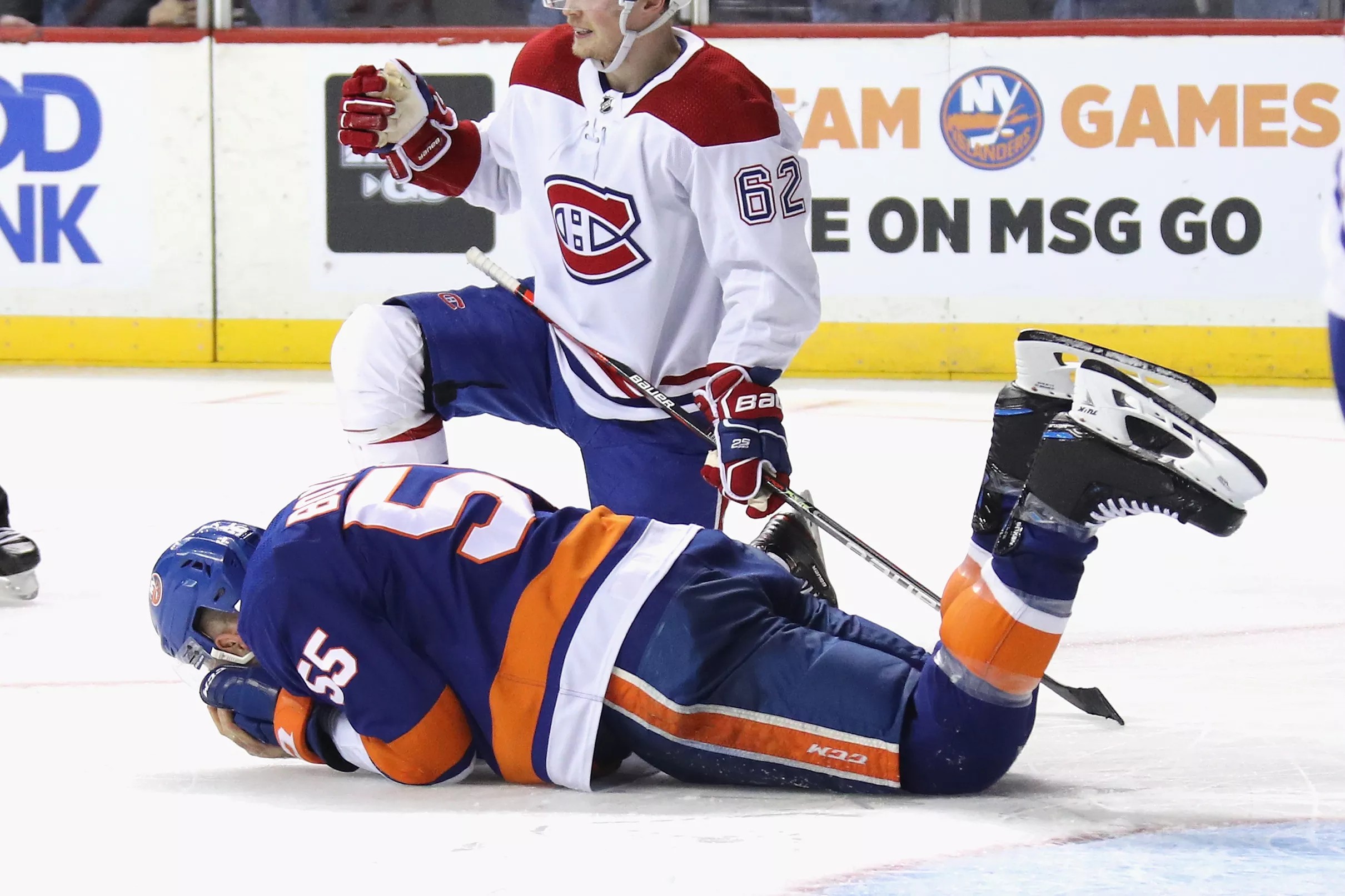 Johnny Boychuk Received Only 90 Stitches to the Eye, and other ...