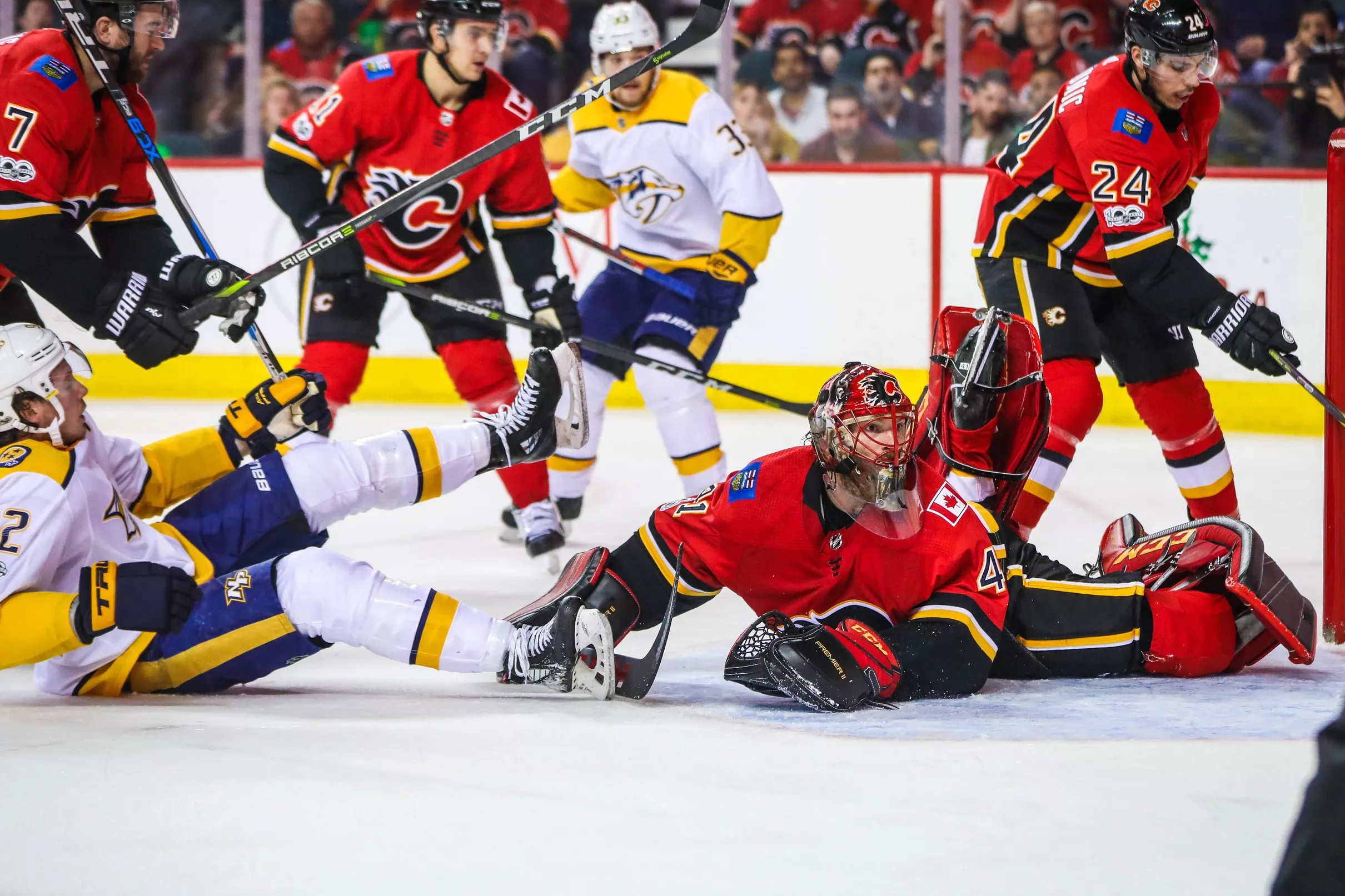 Flames Get 5 Powerplay Chances But Still Get Shutout Against Predators