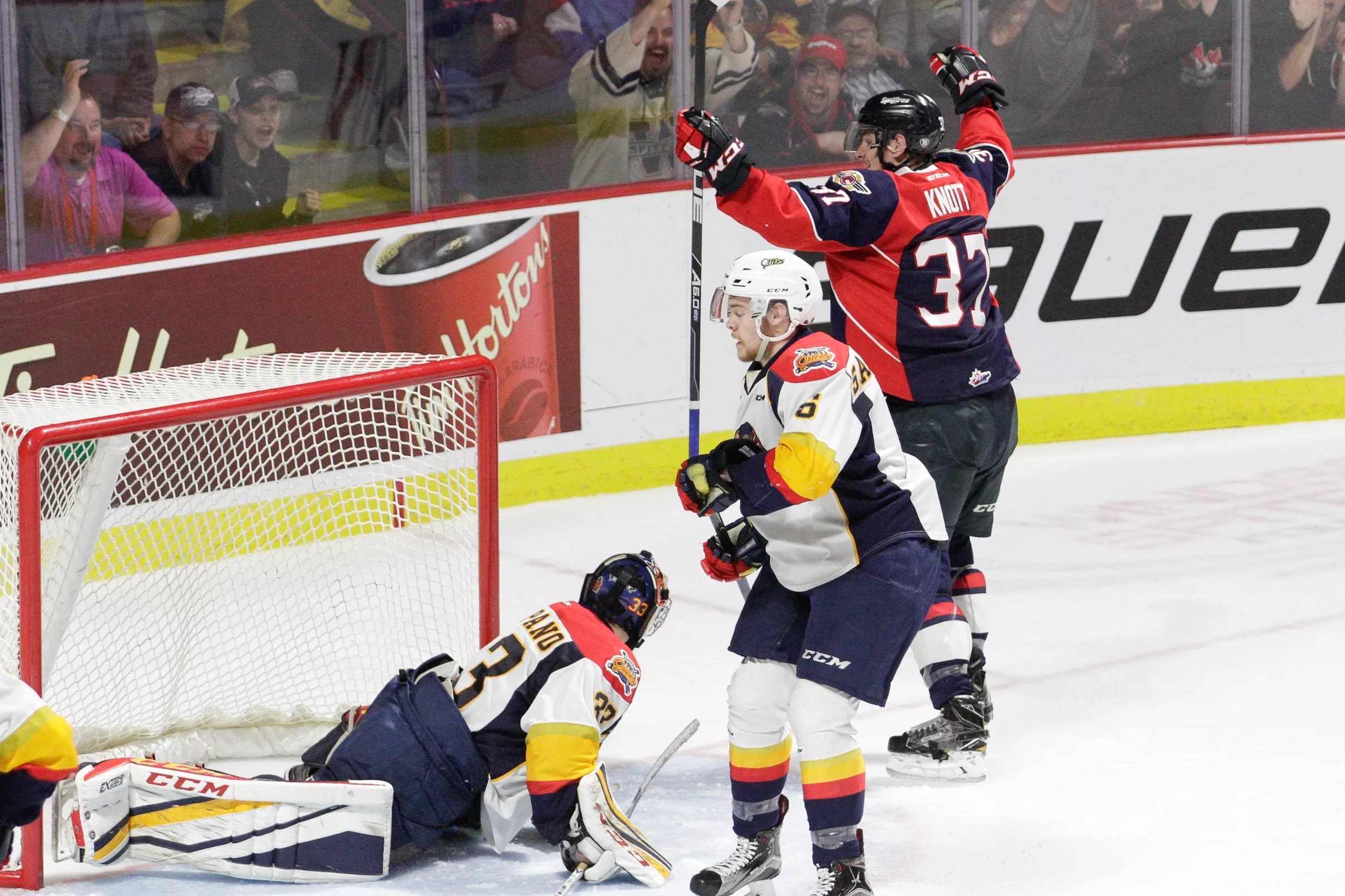 Blackhawks prospect Graham Knott helps Windsor Spitfires win 2017 ...