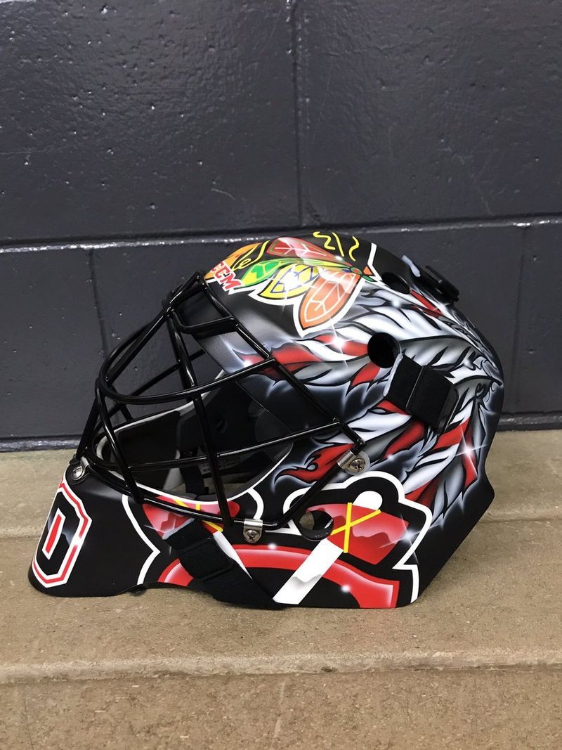 CCM Hockey reveals Corey Crawford’s new goalie mask
