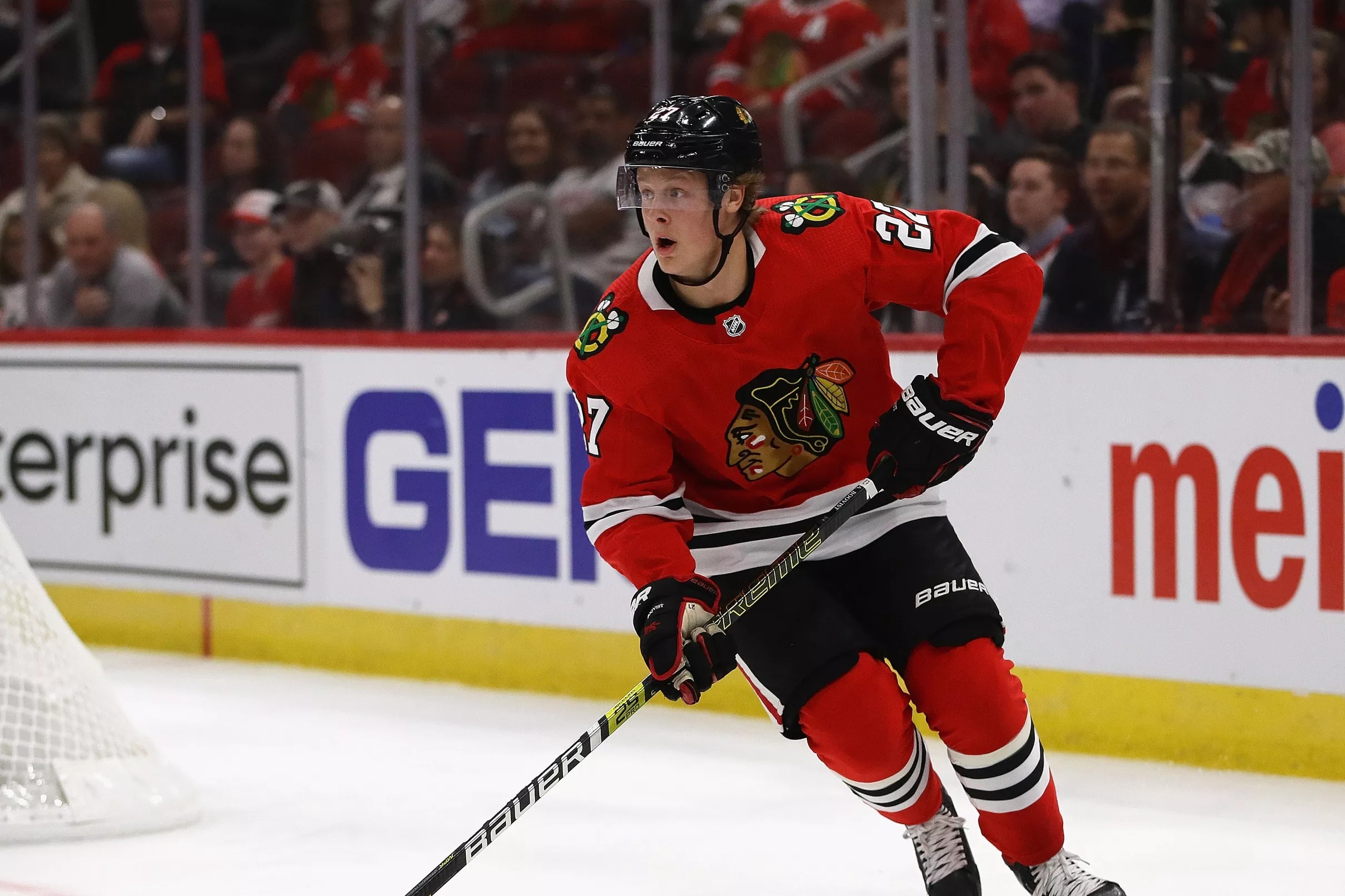 Blackhawks recall Adam Boqvist from Rockford IceHogs in AHL