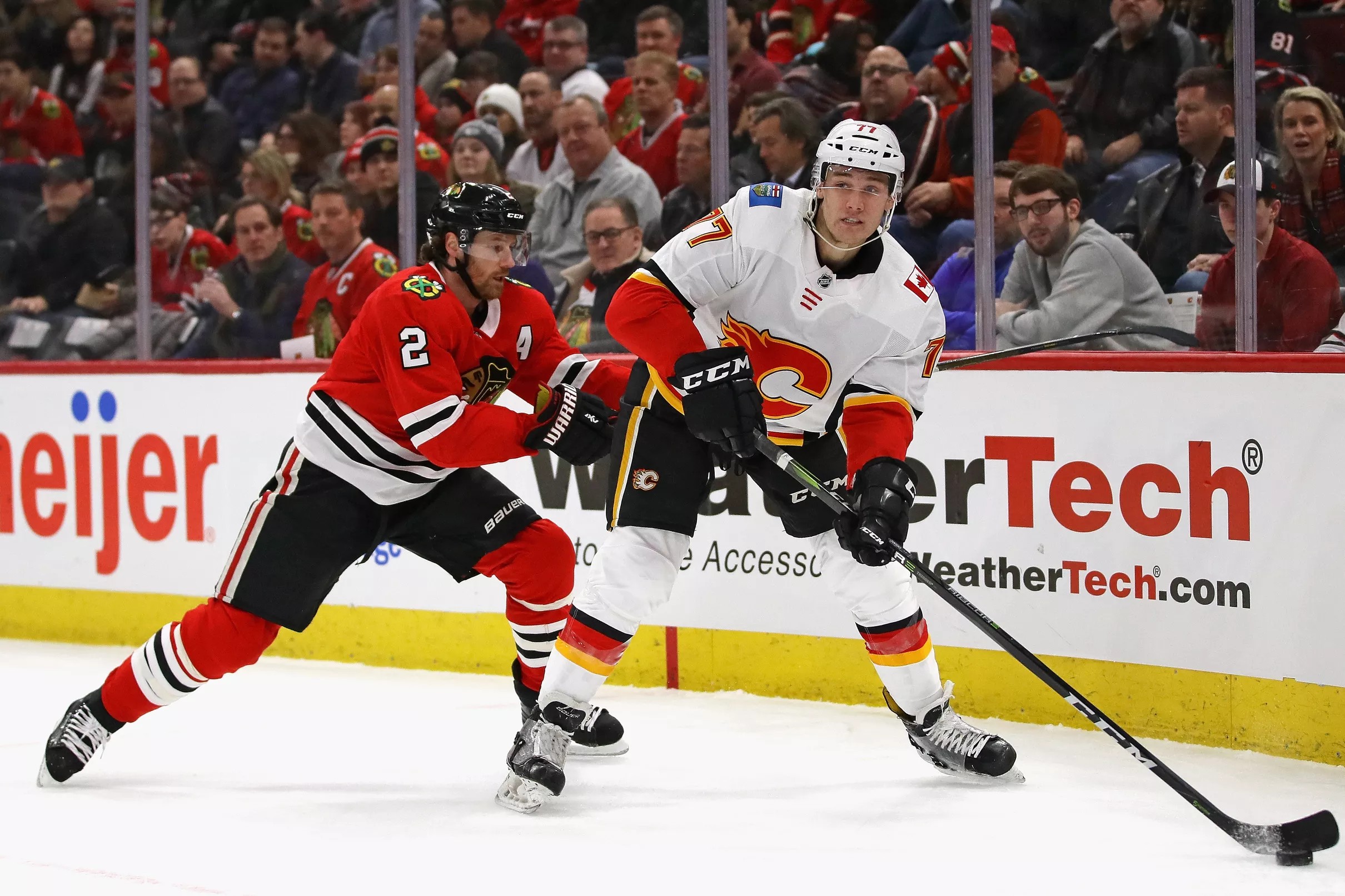 Blackhawks try not to get burned by early goals vs. Flames