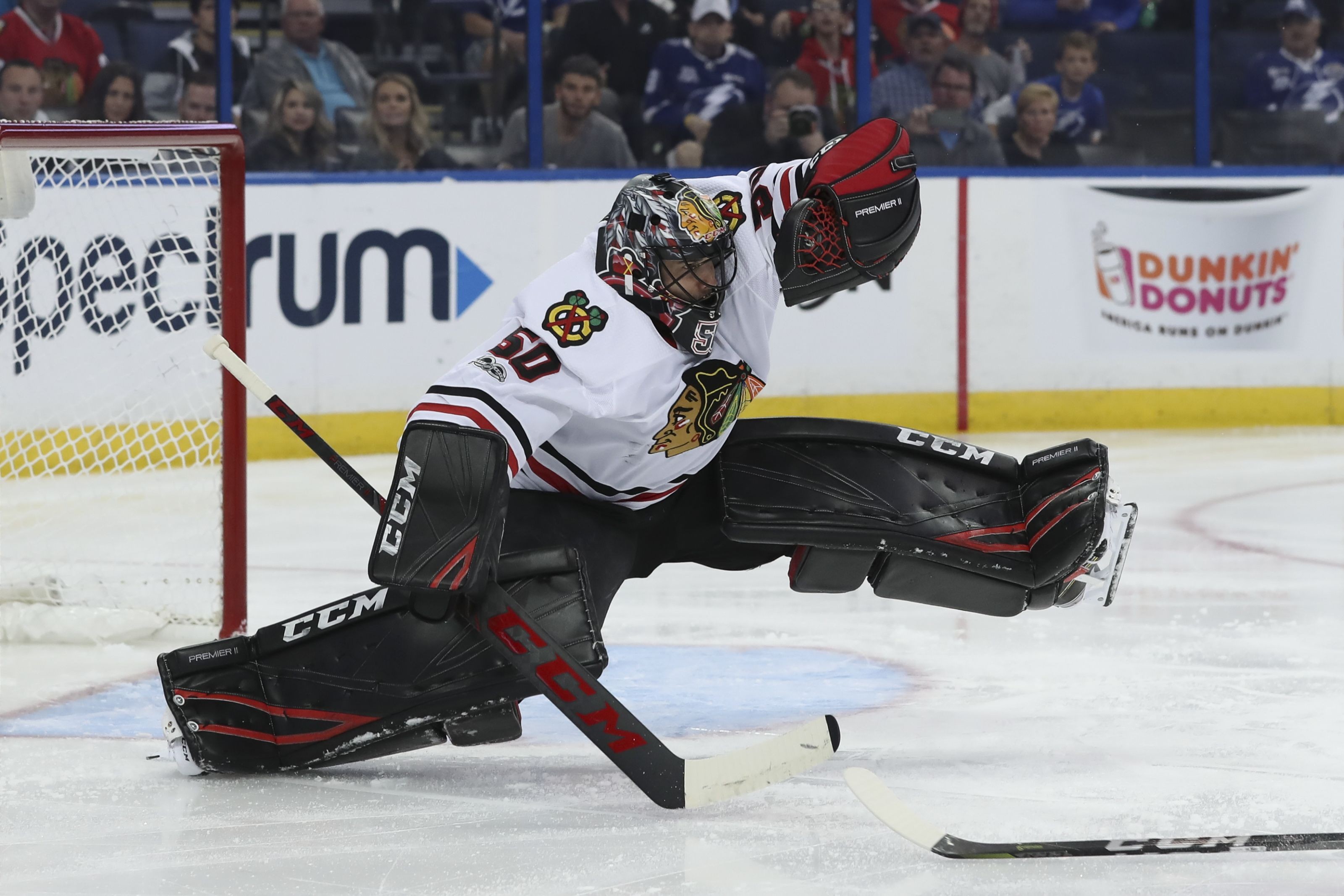 Chicago Blackhawks: Corey Crawford Returned To The Ice