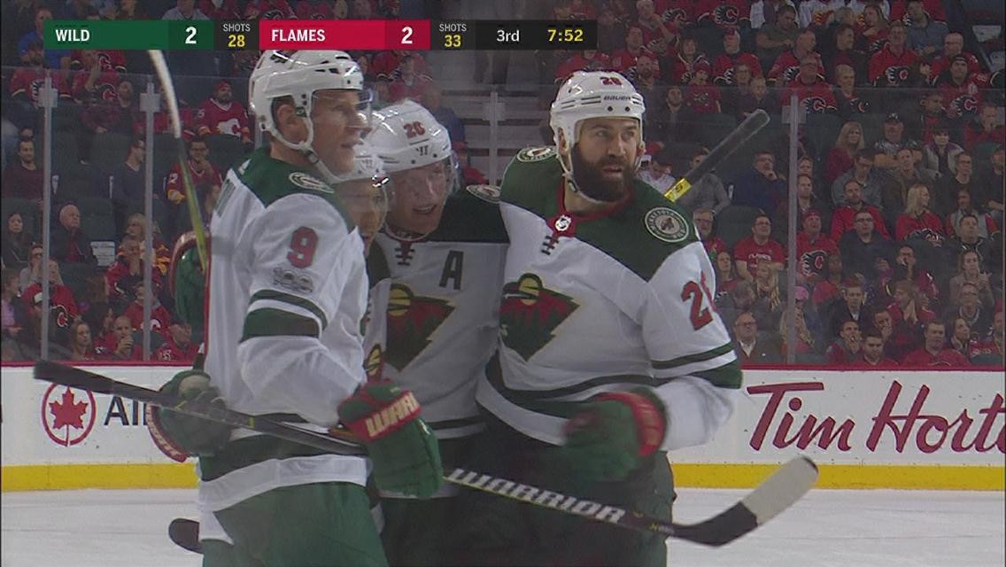 WATCH: Jared Spurgeon roofs one past Smith from the dot