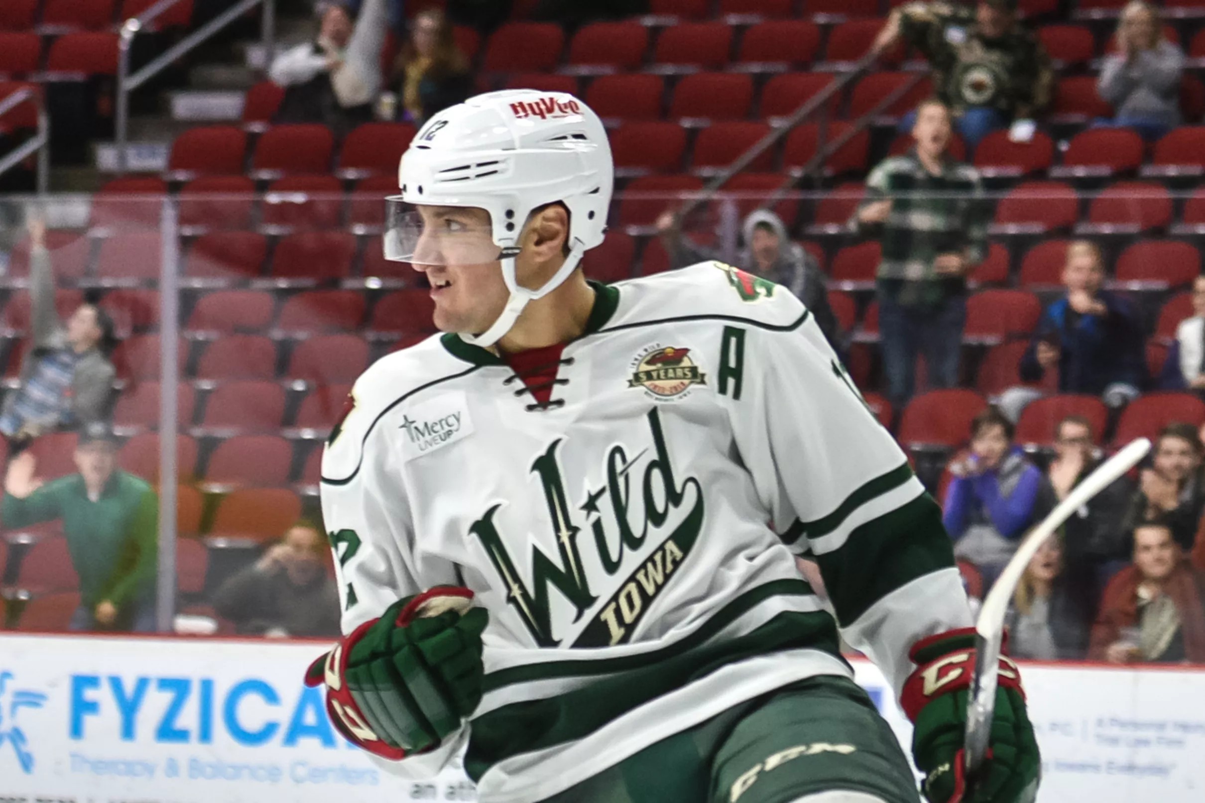 Bertschy gets his first goal and Iowa gets the OT win, 3-2 over San Antonio