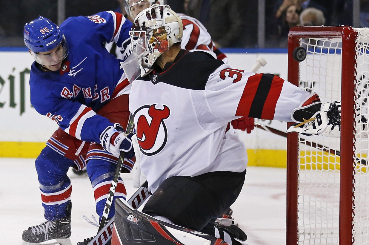 Vinni Lettieri is giving Rangers’ rookies a run for their money