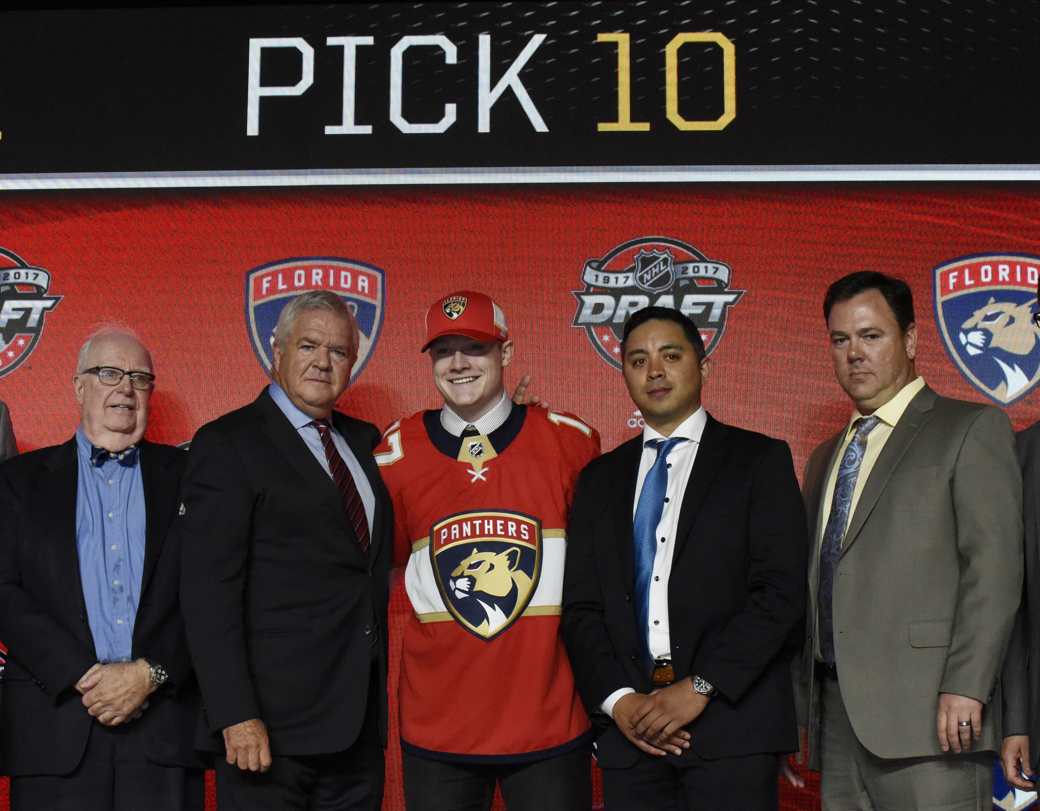 Florida Panthers select Owen Tippett 10th overall
