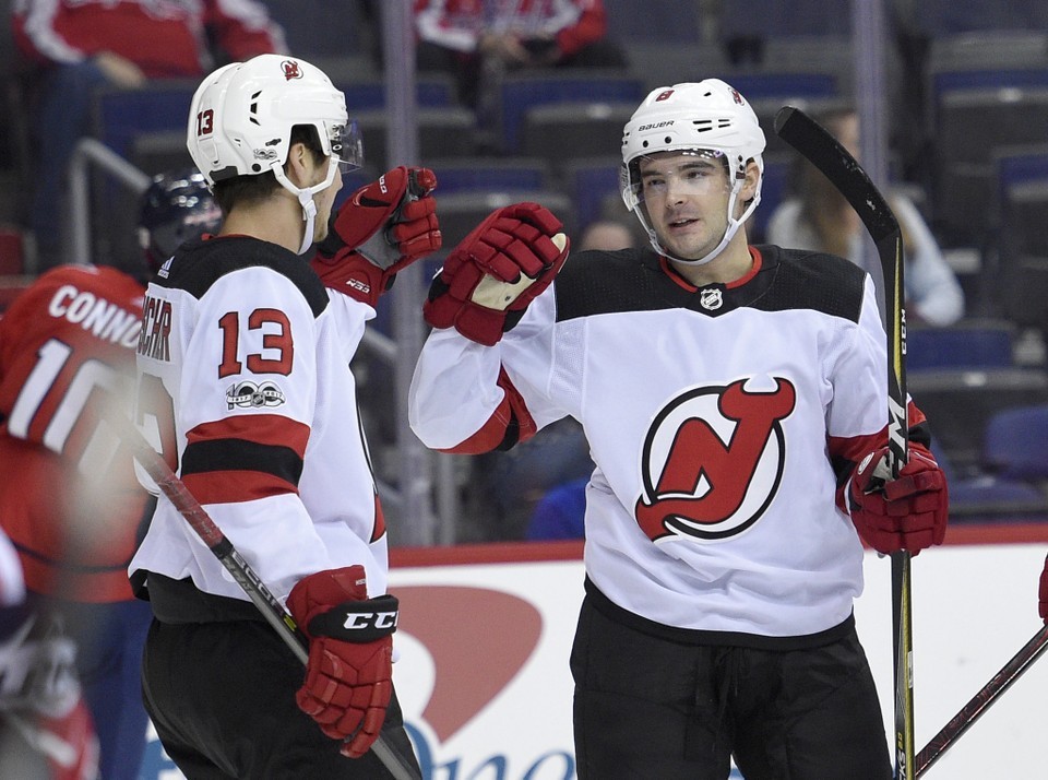 Devils score 4 goals in 1st period vs. Capitals (VIDEO)