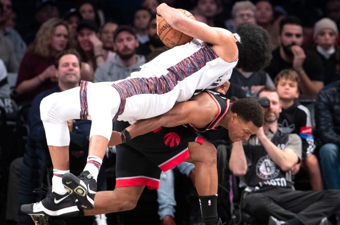 Nets blow lead in loss to Raptors, spoiling Caris LeVert’s return