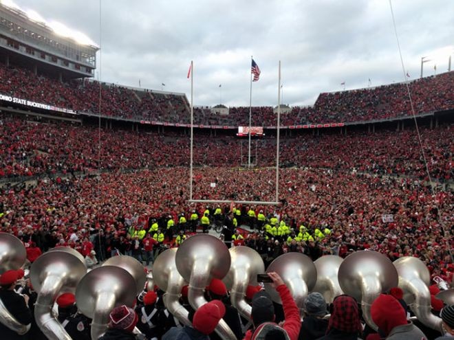 Ohio State fans celebrate big victory