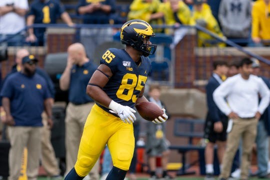 Michigan tight end Mustapha Muhammad to enter transfer portal