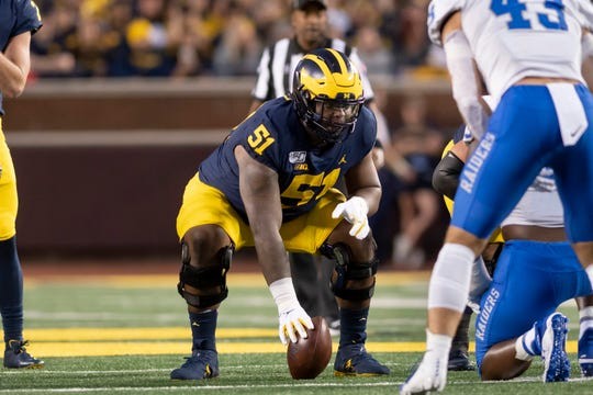 Michigan's Cesar Ruiz, Nico Collins in holding pattern on whether they ...