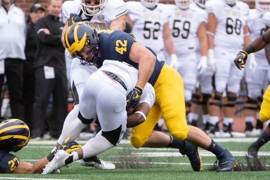 Michigan's Ben Mason puts his weight behind switch to defensive tackle