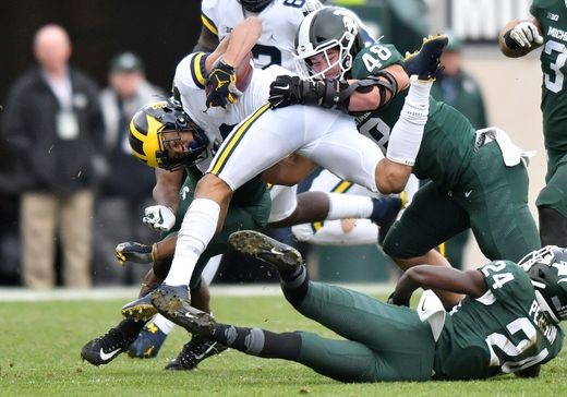 Live updates: UM takes 14-7 lead over MSU into 4Q