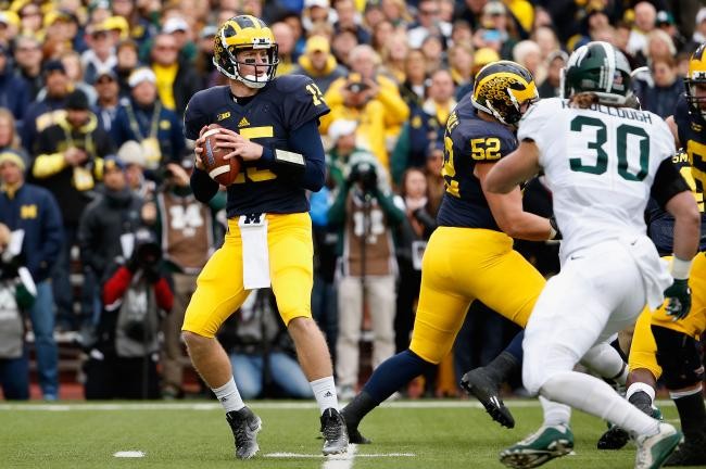QB Jake Rudock's Huge Improvement Makes Michigan Big Ten Title Contender