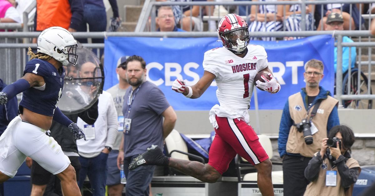 Indiana WR Donovan McCulley commits to Michigan out of the transfer portal