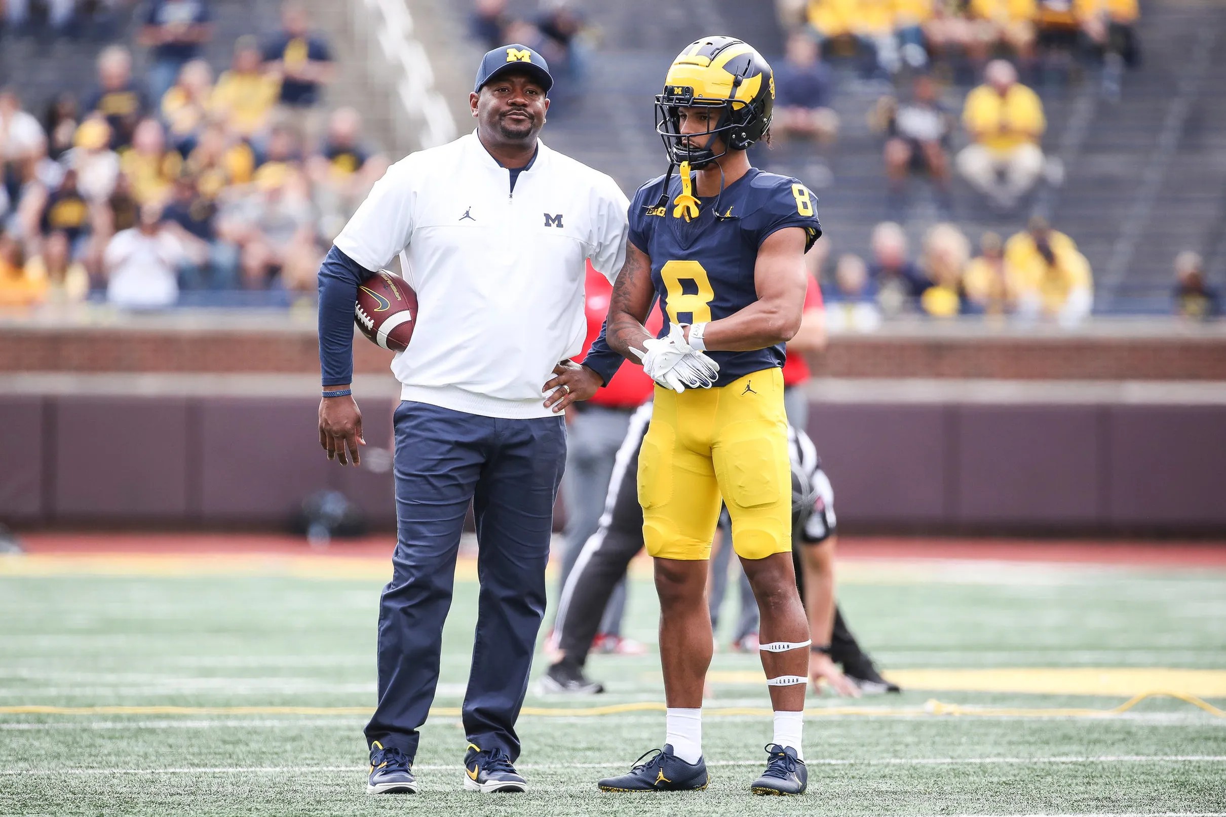 Ron Bellamy talks confidence in Michigan’s receiver room
