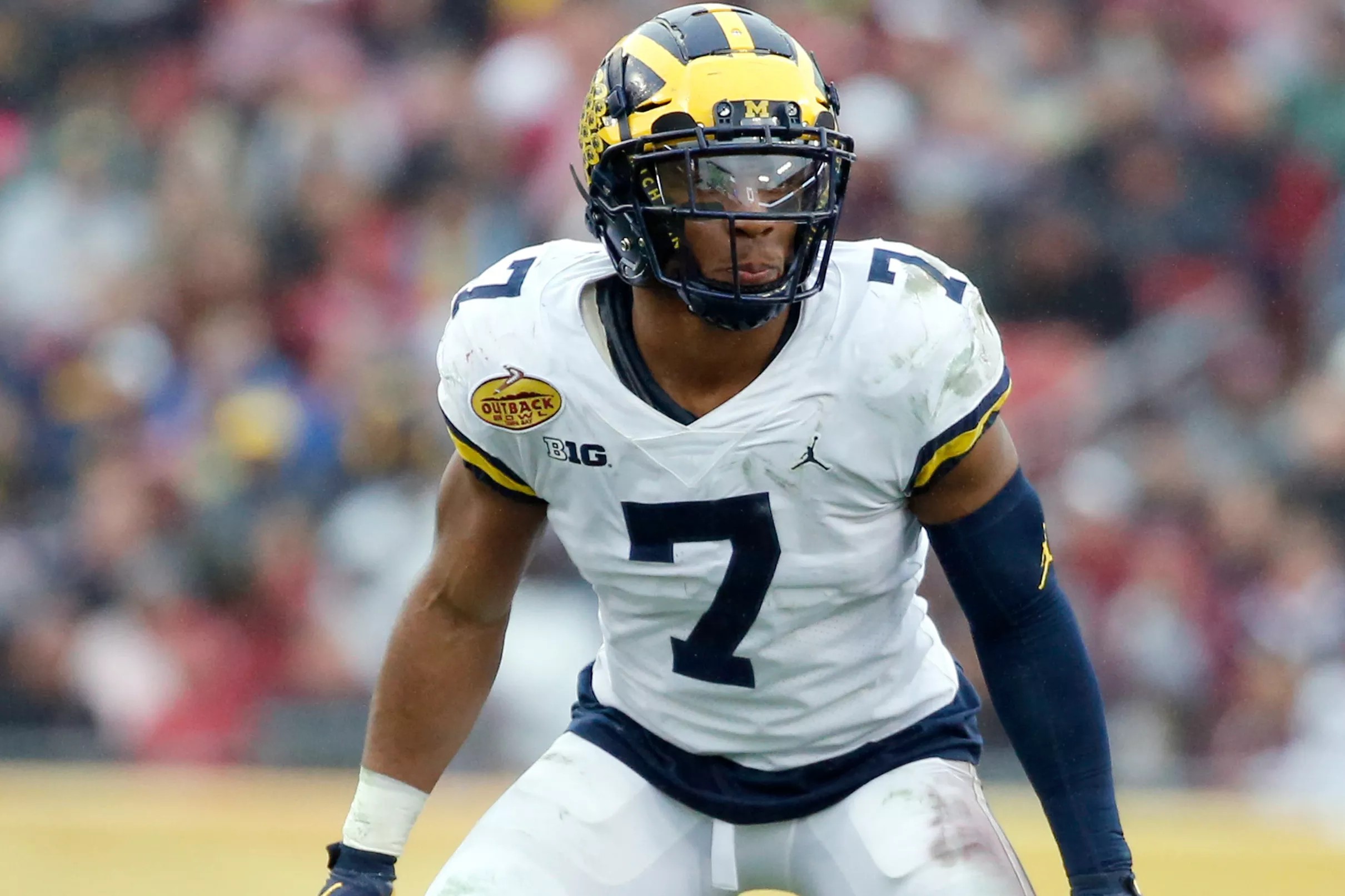 CBS Sports names Khaleke Hudson under-the-radar 1st round prospect for ...