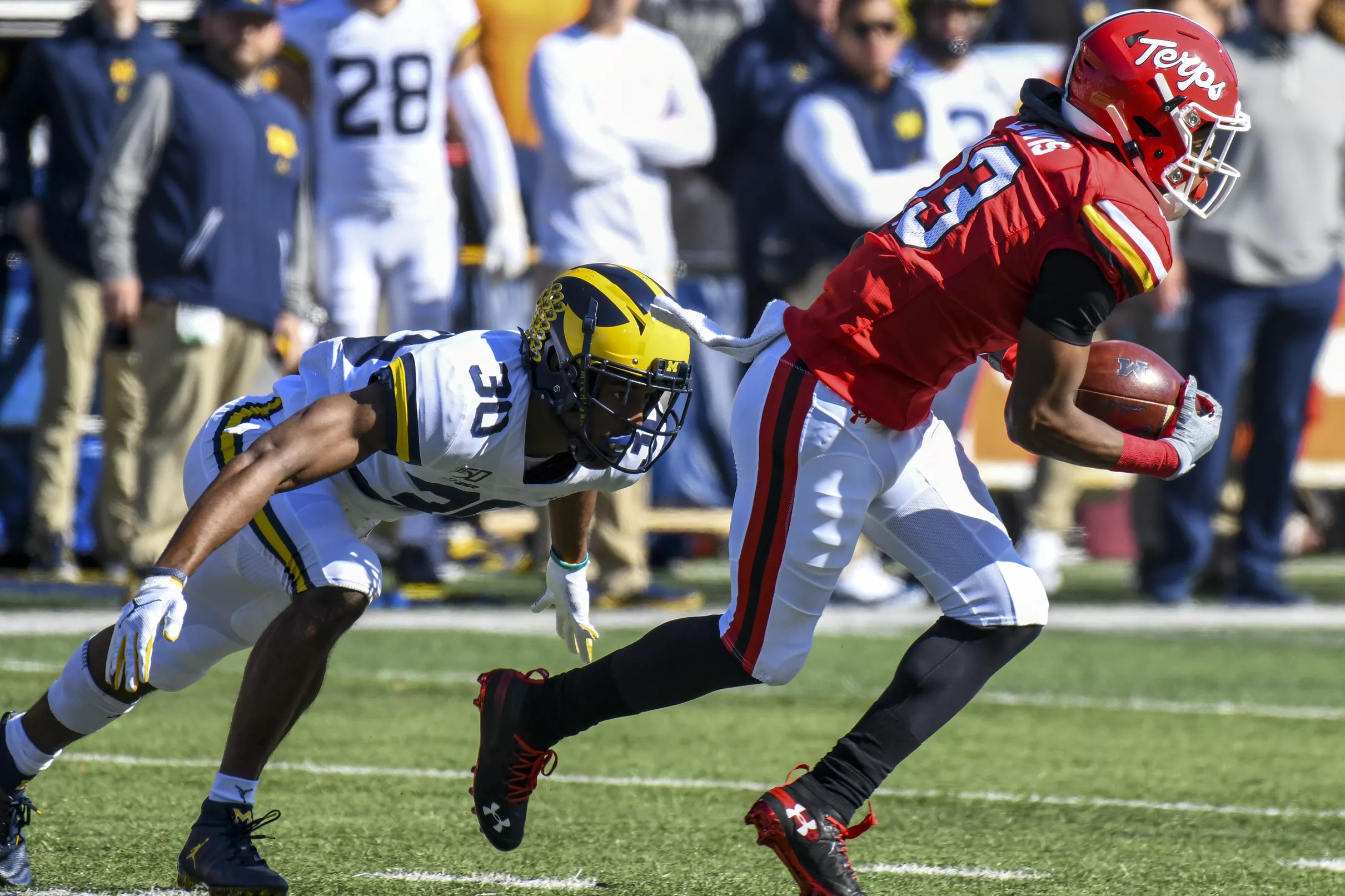 Harbaugh, Shoop reach out to 2022 five-star ATH