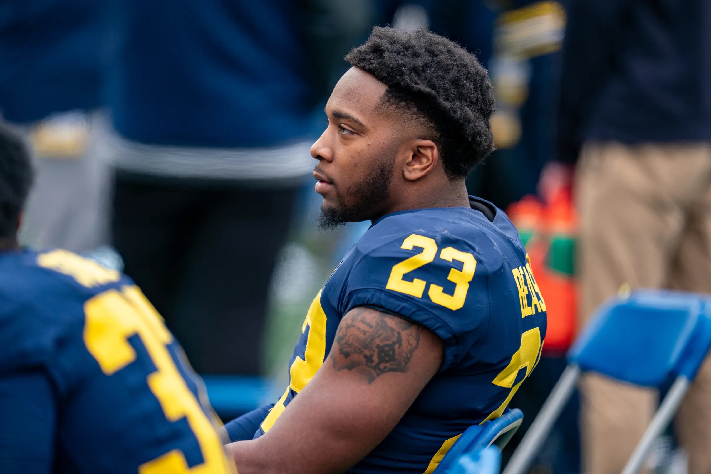 Michigan linebacker Jeremiah Beasley has entered the transfer portal