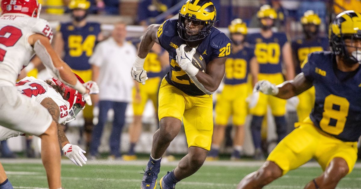 Michigan leaned on RB Kalel Mullings and the OL to cement win over ...