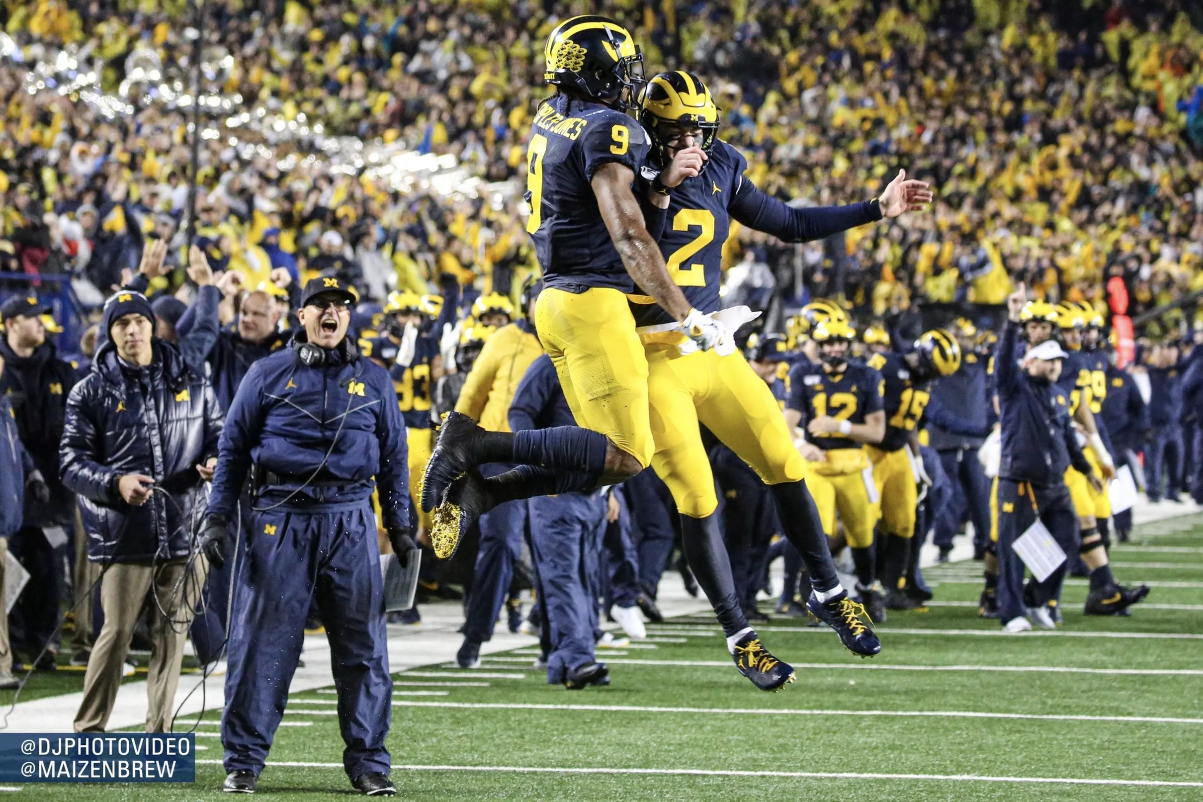 Michigan moves up in both polls after Notre Dame blowout