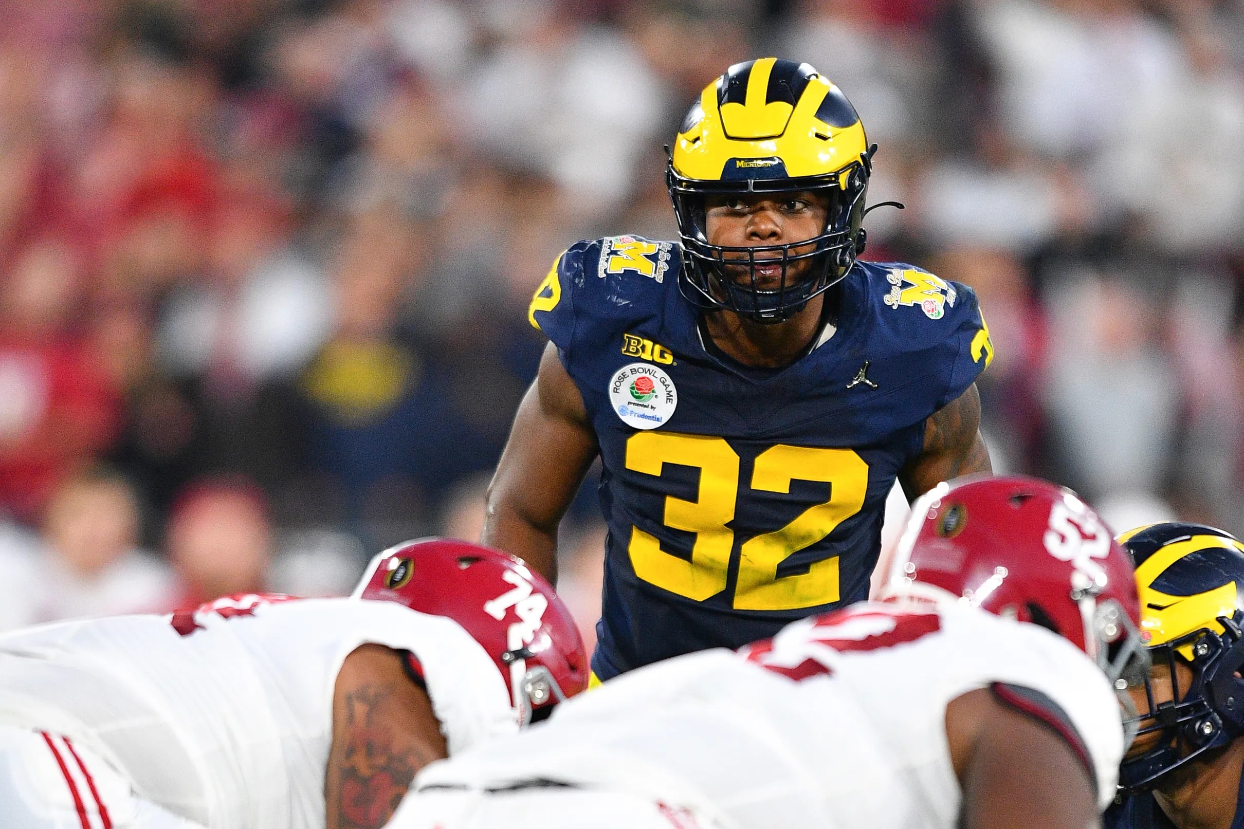 Michigan edge Jaylen Harrell declares for the 2024 NFL Draft