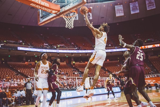 No. 13/12 Men’s Basketball defeats Texas State, 74-53