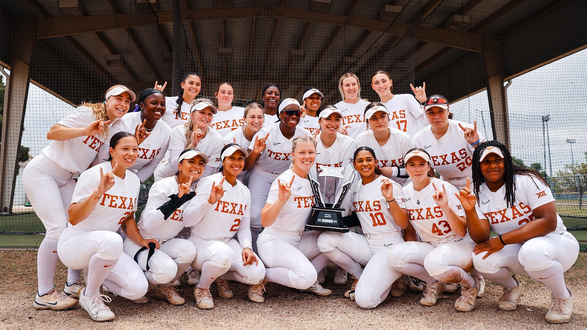 No. 1/1 Softball wins first outright Big 12 Championship since 2010