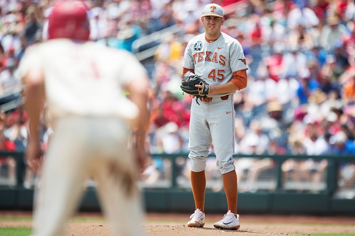 Big inning sends Baseball to 11-5 loss in CWS opener