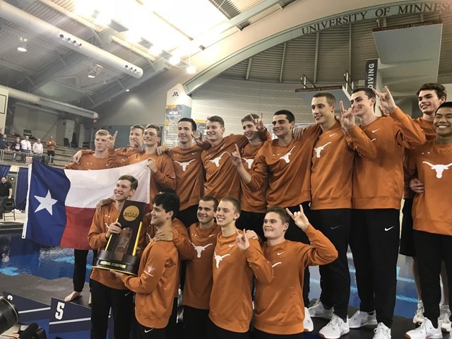 Men's Swimming and Diving wins fourth consecutive NCAA title
