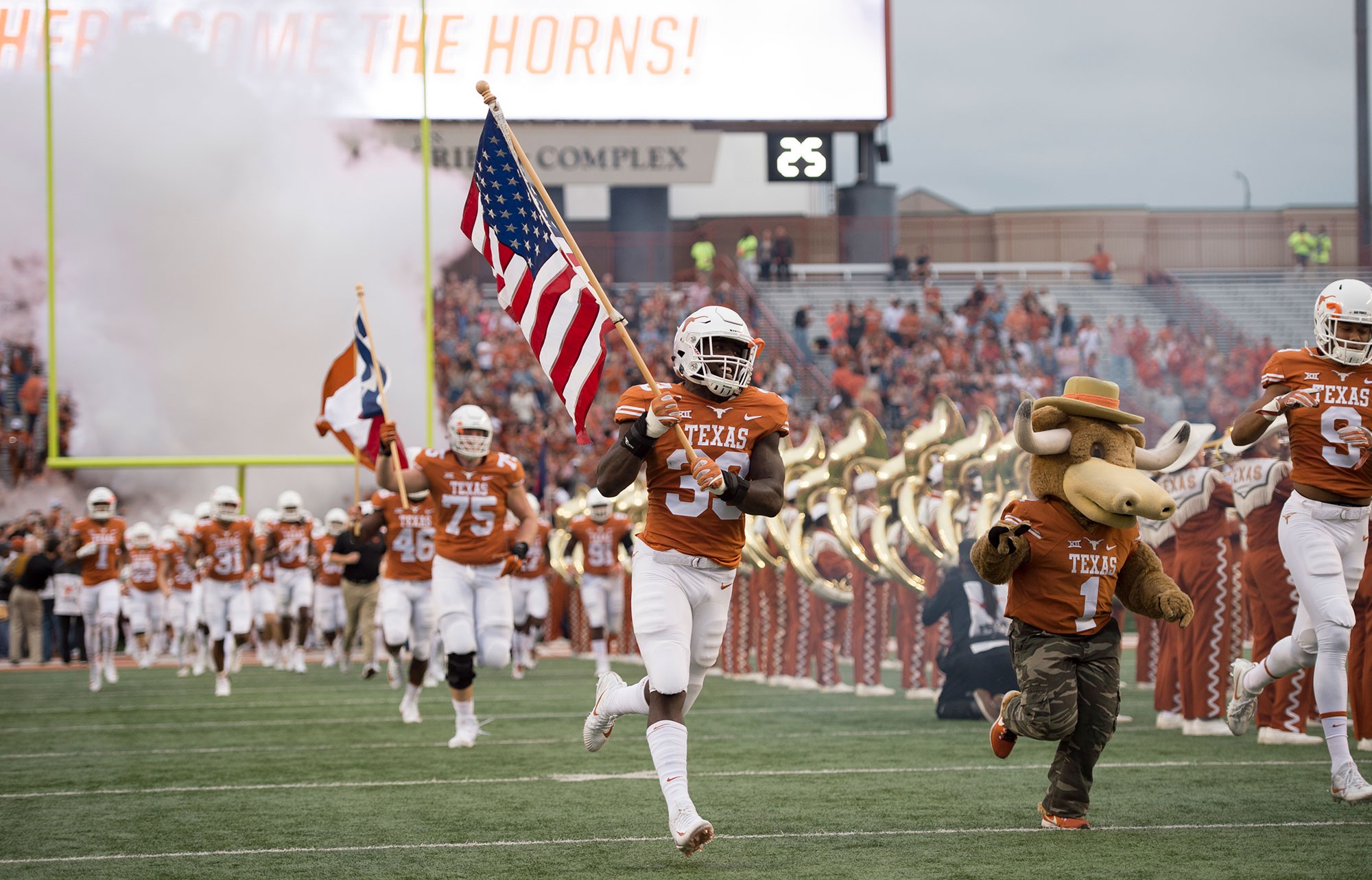 Video: Tom Herman on Texas GameDay Final set