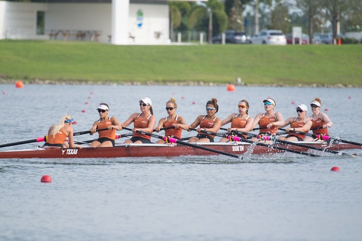 No. 4 Rowing advances all three boats to semifinals at NCAA Championships