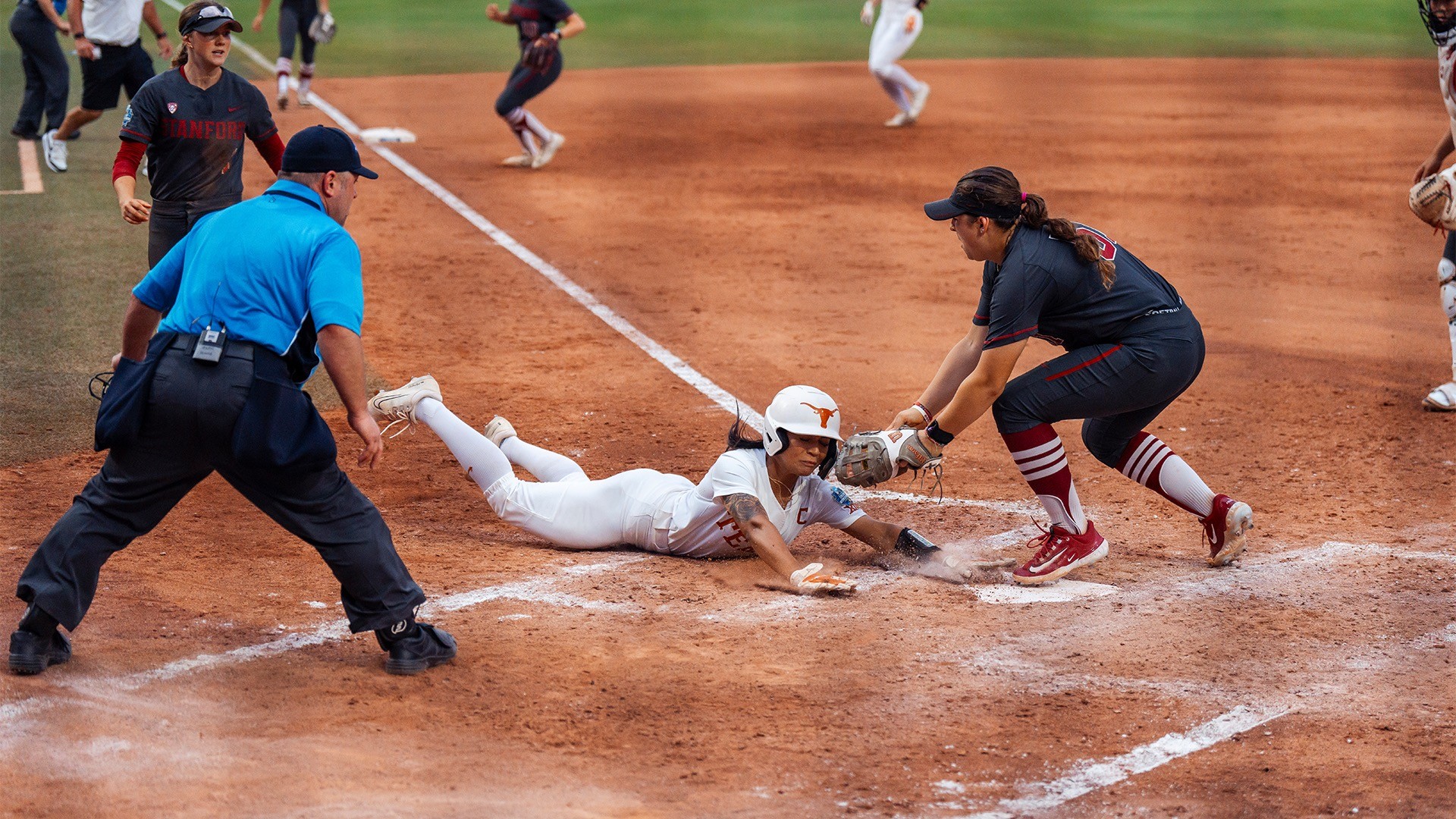 No. 1/1 Softball slides in the WCWS Championship Series