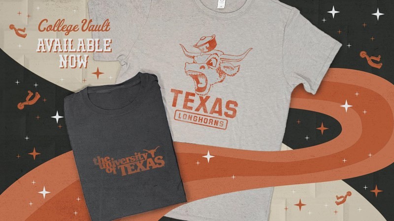 University of Texas launches new College Vault vintage-inspired ...