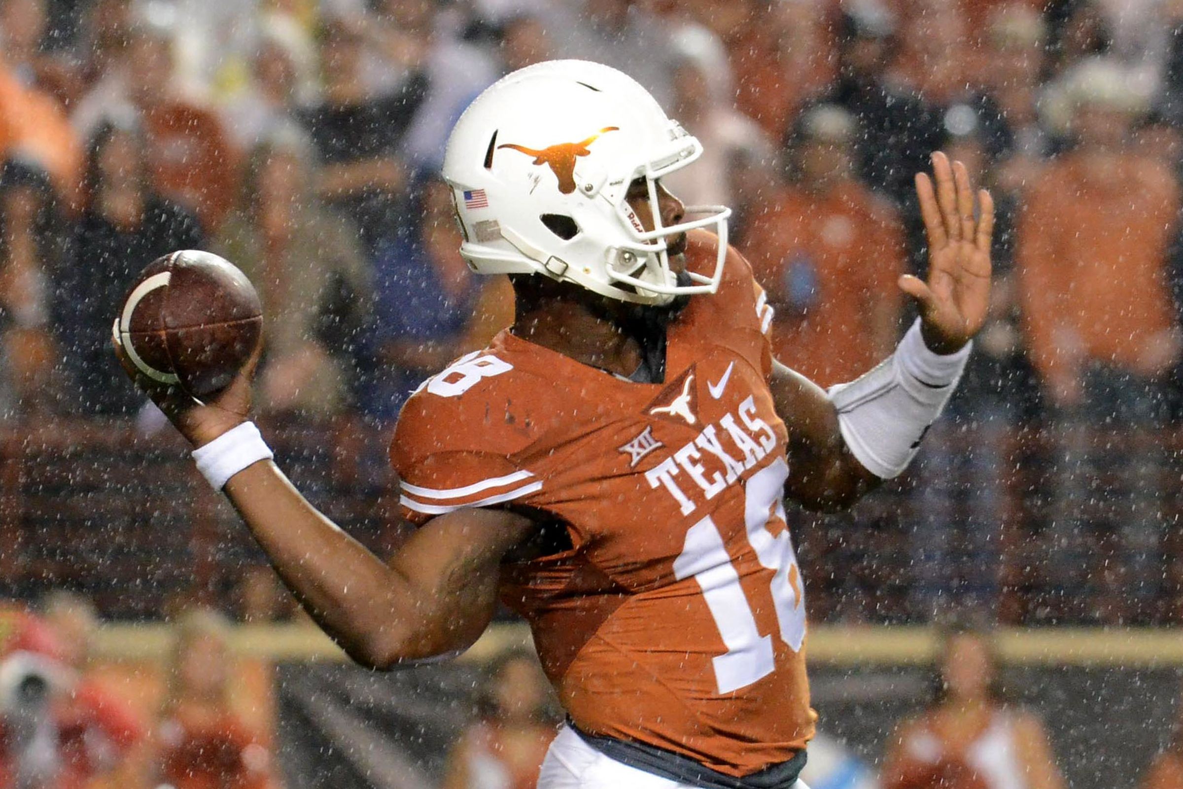 Texas HC Charlie Strong explains 4th-down play call