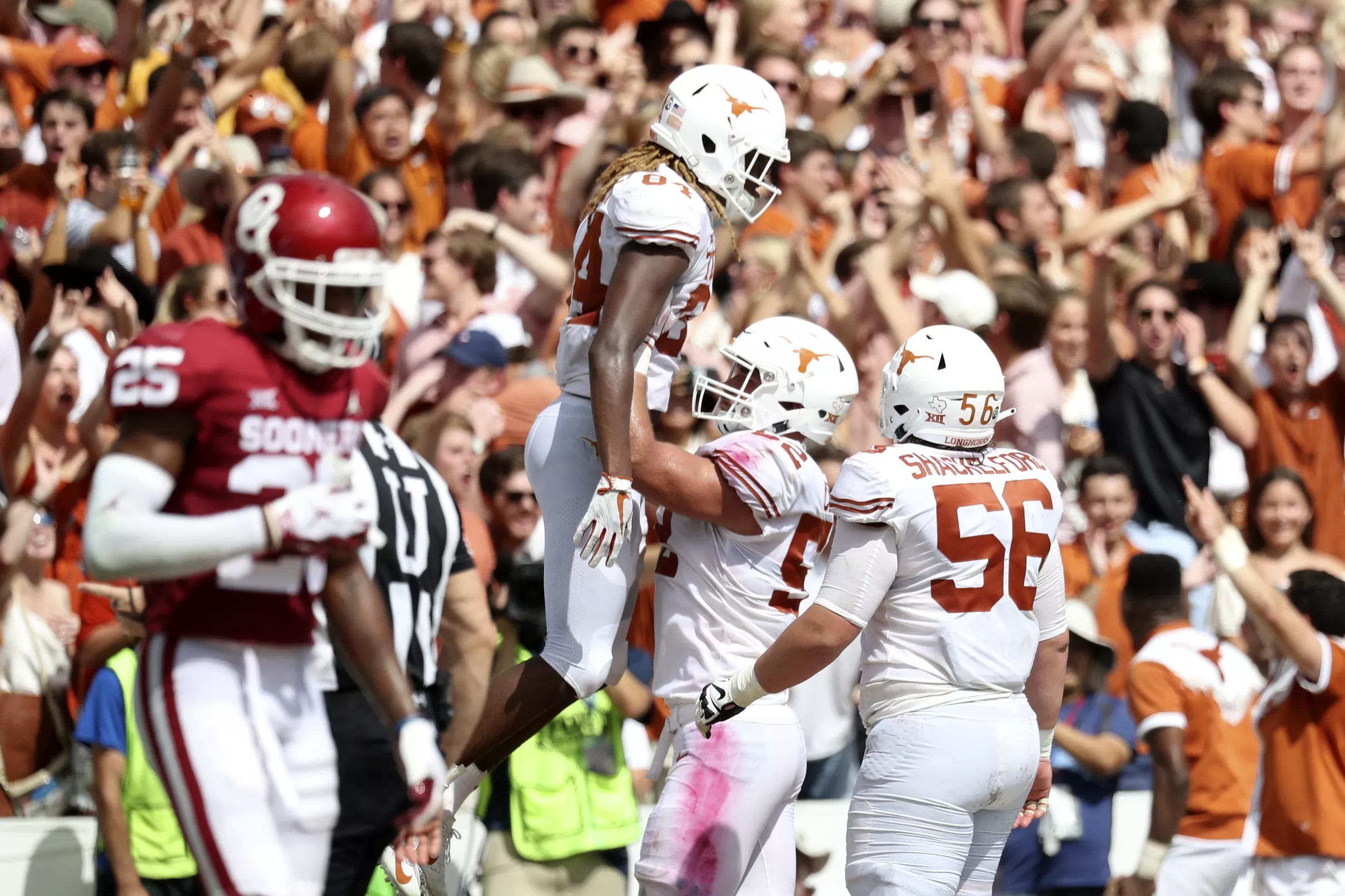 Texas outlasts Oklahoma in Red River Showdown, 48-45: Post-game ...