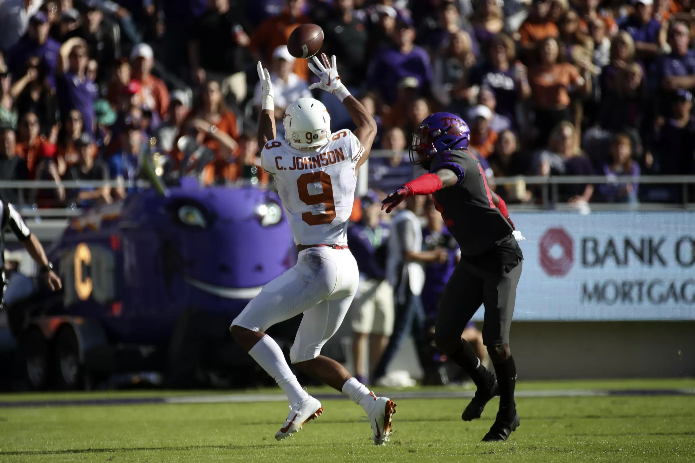 Texas WR Collin Johnson out against Iowa State