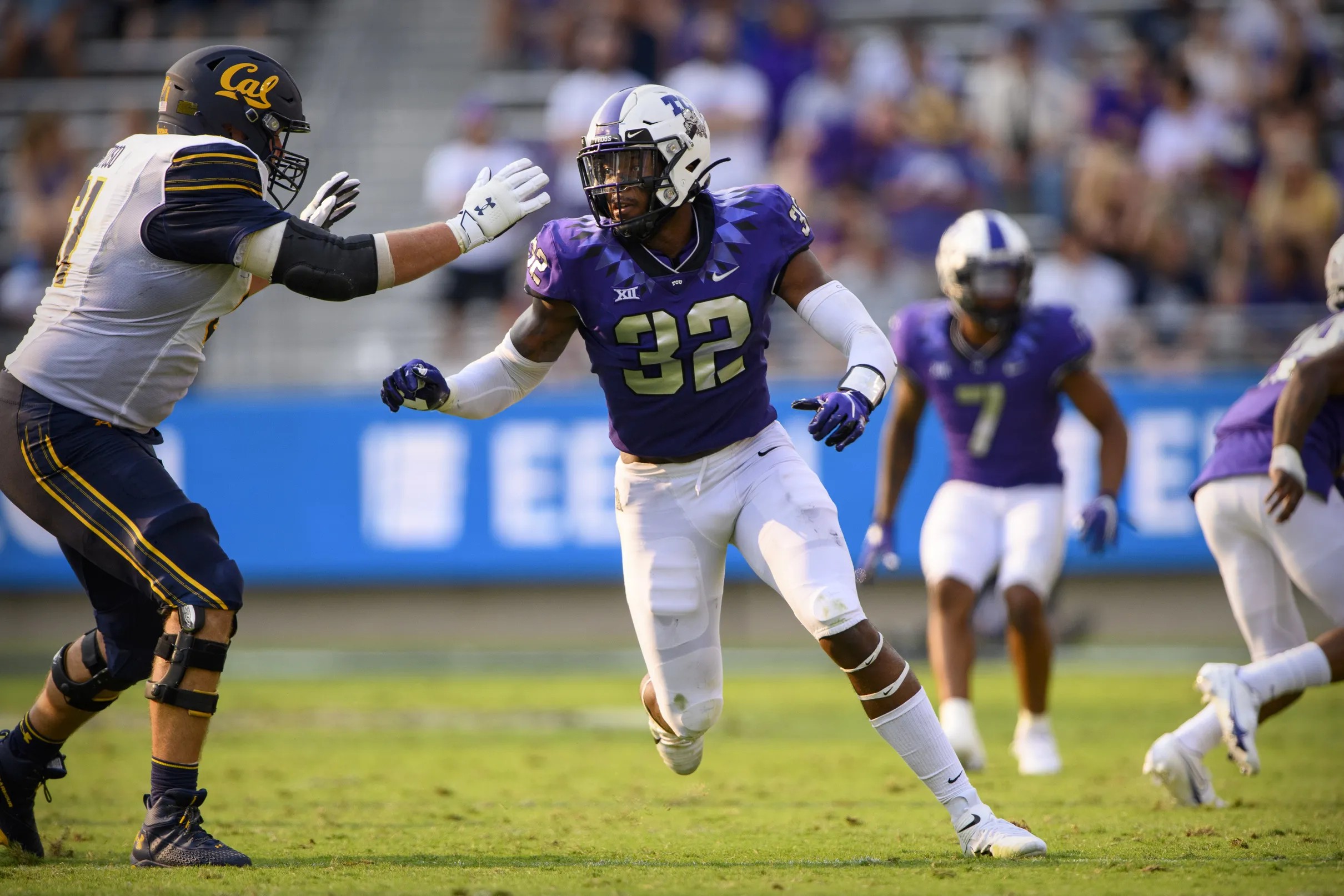 TCU transfer edge Ochaun Mathis taking an unofficial visit to Texas on ...