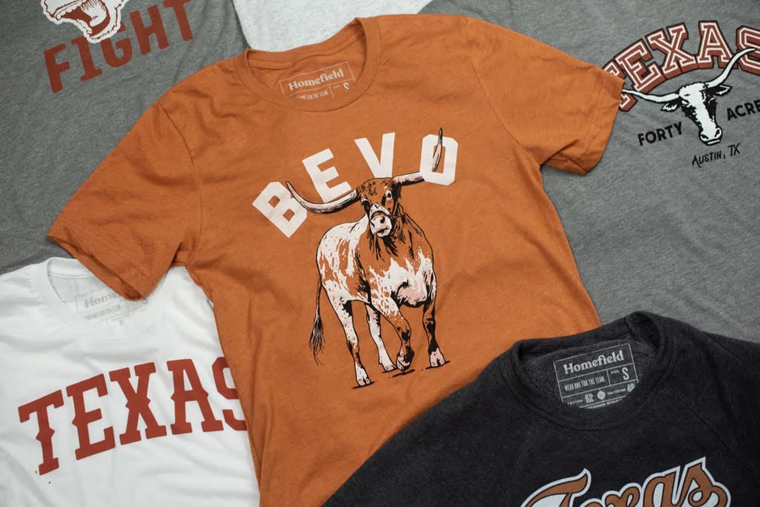 Homefield Apparel just launched their vintage Texas collection
