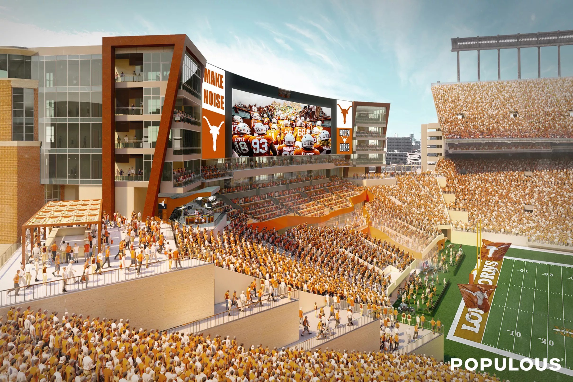 LOOK: New images surface of the south-end zone project