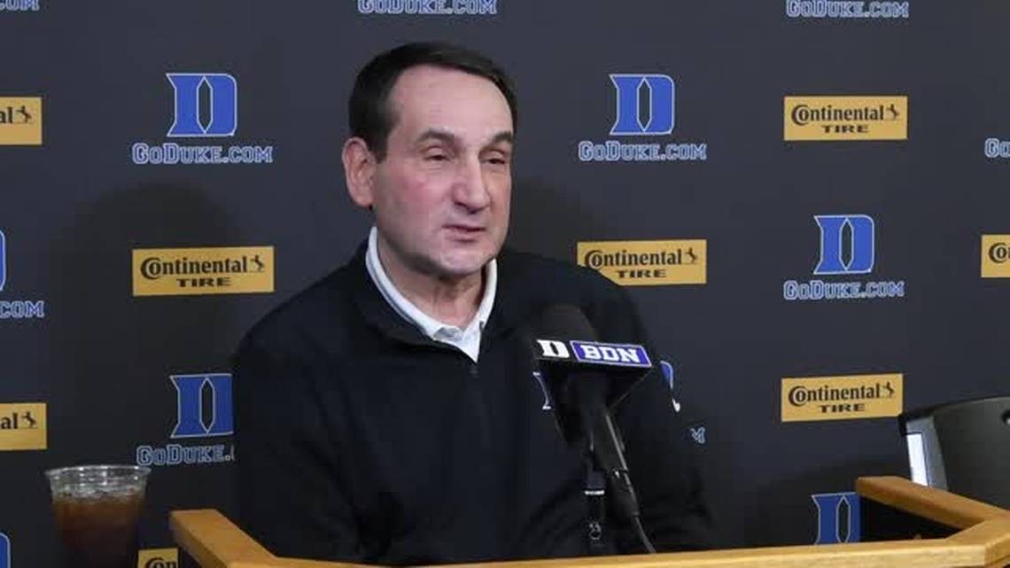 Mind lasers? The Gong Show? Coach K explains Duke's loss to St. John's ...
