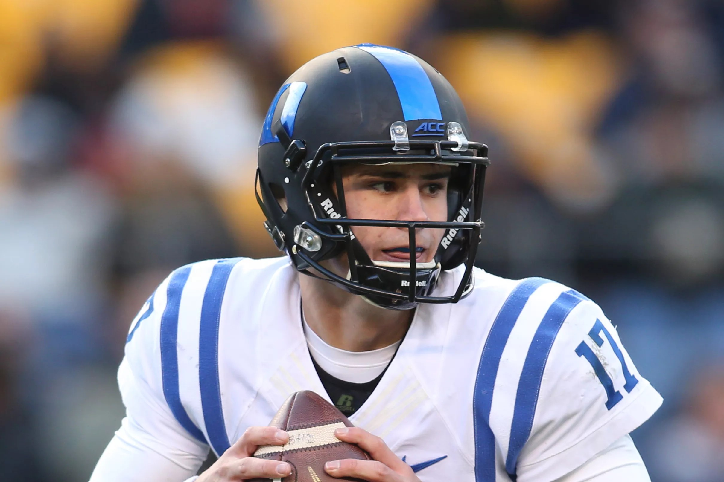 Duke Football: Thaddeus Lewis Mentoring Daniel Jones