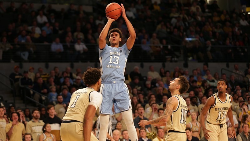 Tar Heels Win Big At Georgia Tech, 77-54