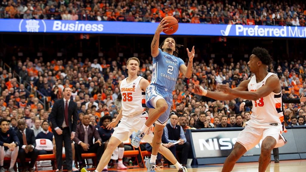 Tar Heels Hit 11 Threes in 92-79 Win At Syracuse