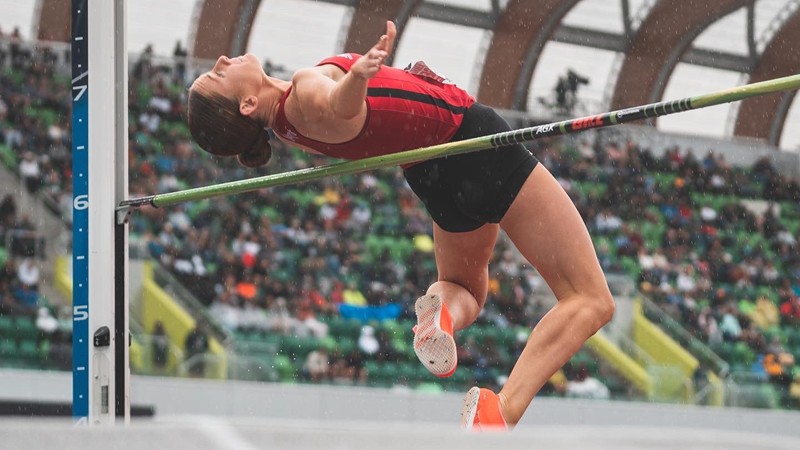 Rogers Finishes Sixth in NCAA High Jump