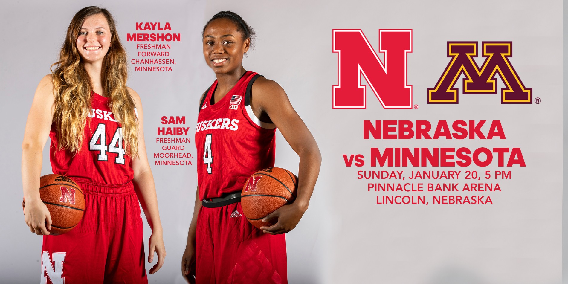 Huskers Shoot for Upset of Top 25 Minnesota