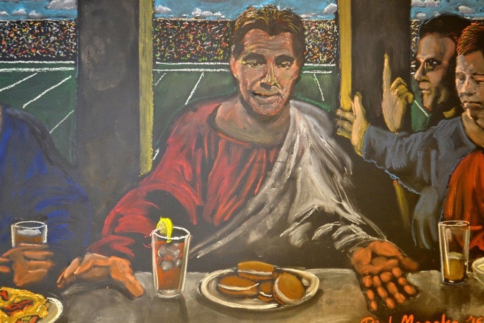 SEC Media Days meets The Last Supper: See the Druid City Brewing art ...